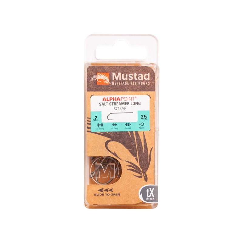 Mustad - Salt Streamer Long Hook S74SAP – Fly Fish Food
