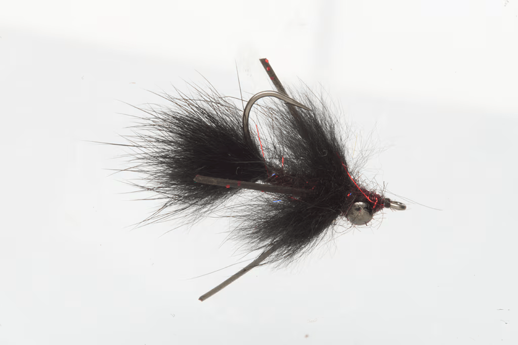 Moore's Mudskipper Weighted Black – Fly Fish Food