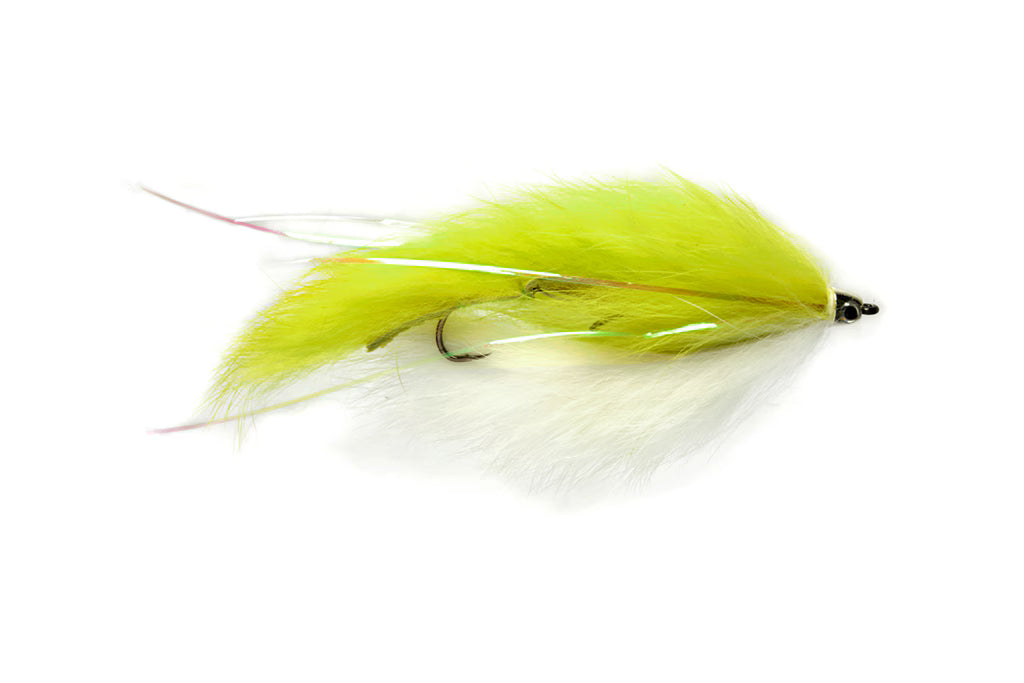 Mini Dali Llama Chartreuse & White – Fly Fish Food