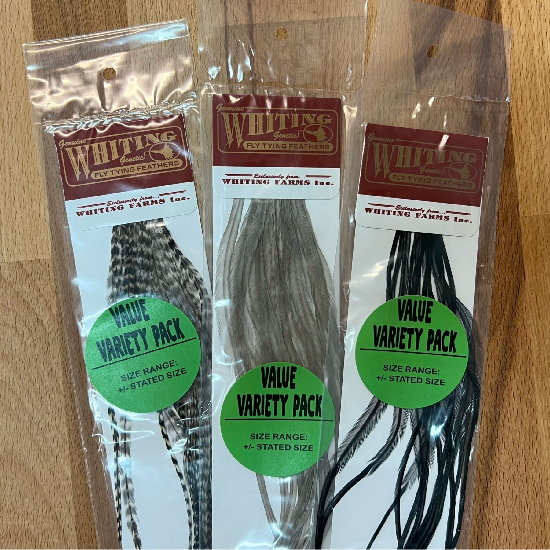 Whiting 100 Pack - Size Variety Value Pack – Fly Fish Food