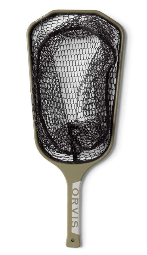 Orvis Widemouth Hand Net - Dusty Olive – Fly Fish Food